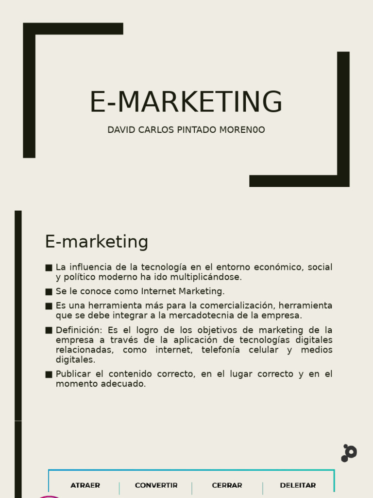 Unidad 1. Tema 2. E-Marketing | PDF