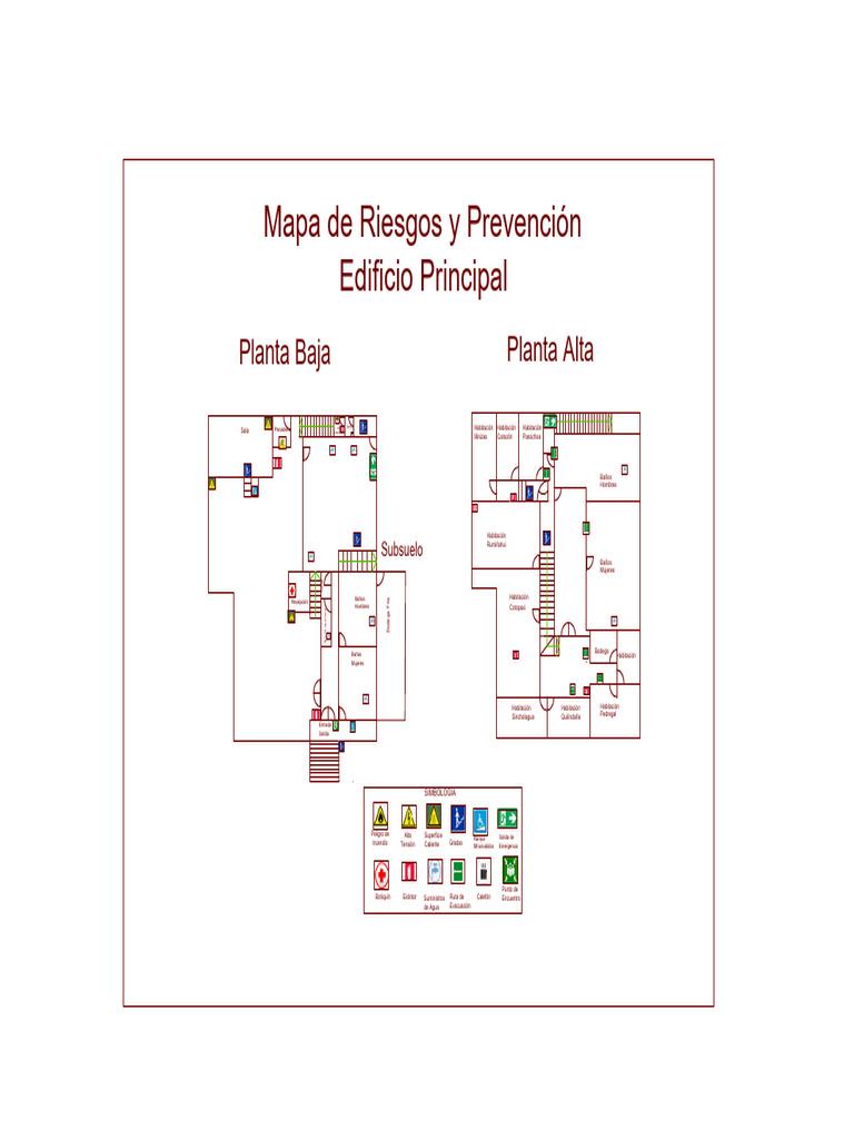 Mapa de Seguridad del Edificio | PDF