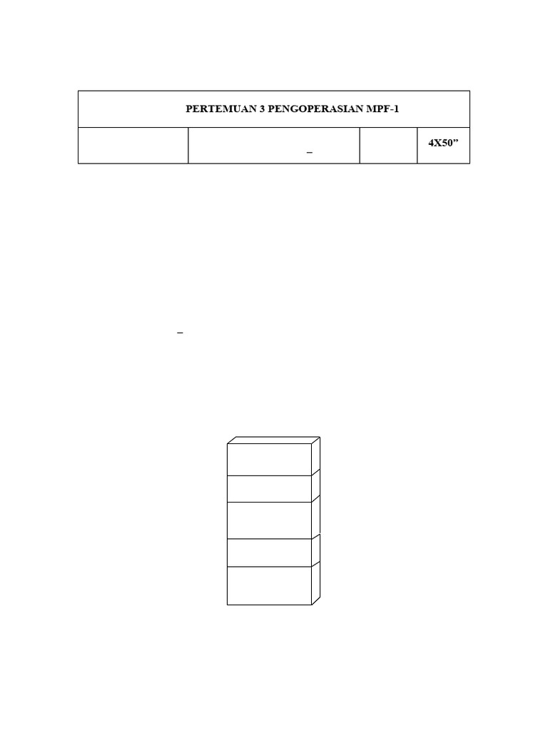 01-Pengoperasian Trainer MPF-1 | PDF