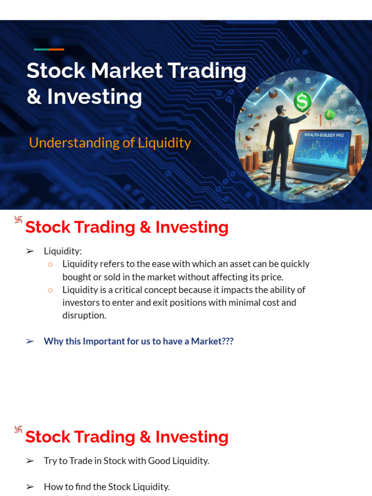 Understanding+of+Liquidity | PDF