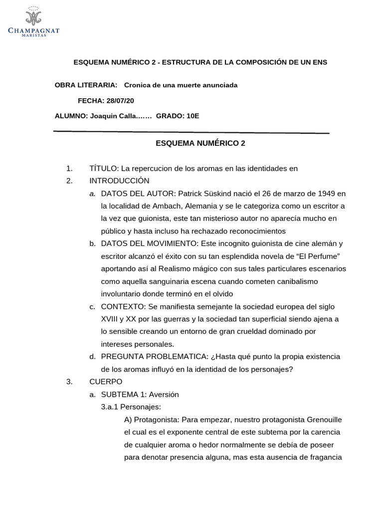 8.1.2 Esquema Numerico 2 | PDF | Perfume