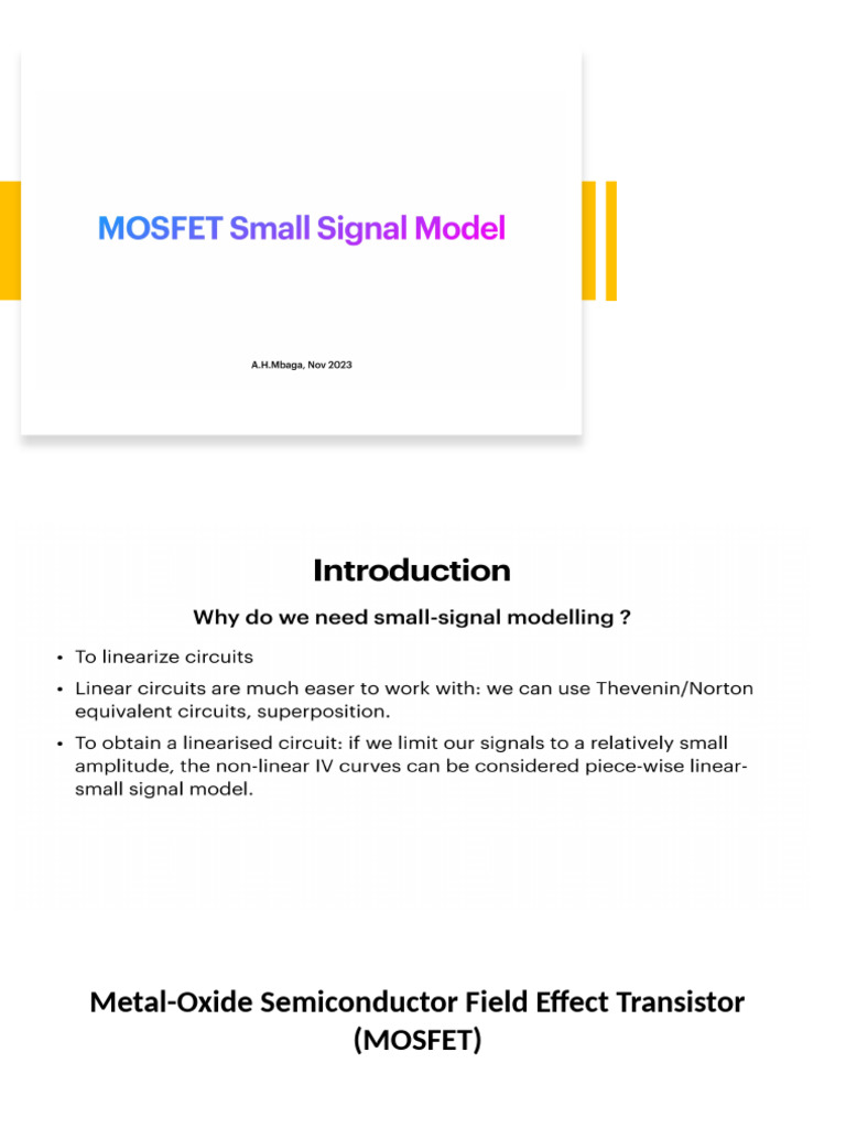 Presentation2 (Auto Saved) | PDF | Mosfet | Field Effect Transistor