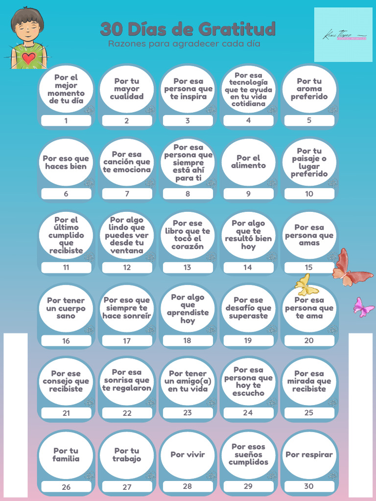 30 dias de gratitud | PDF