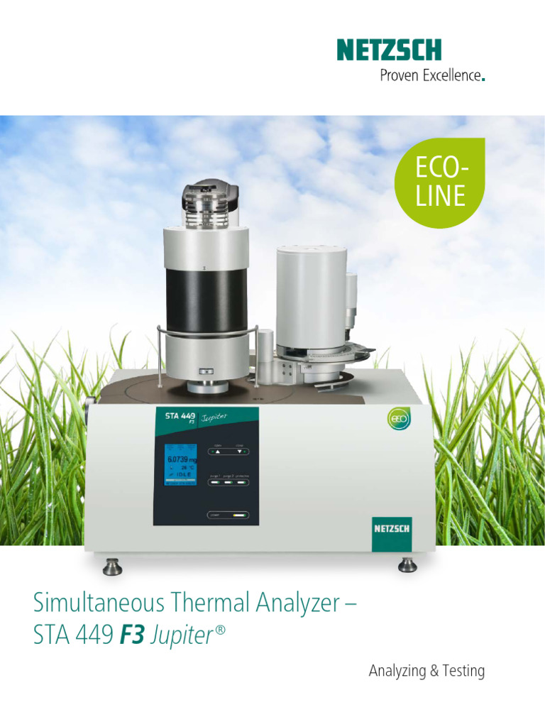 STA 449 F3 Jupiter en Web | PDF | Differential Scanning Calorimetry | Thermal Analysis