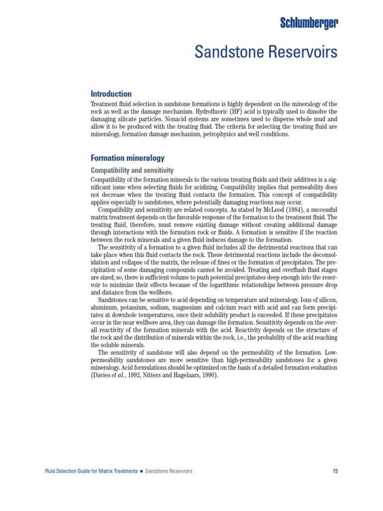 Sandstone Acidizing Techniques | PDF | Sandstone | Minerals