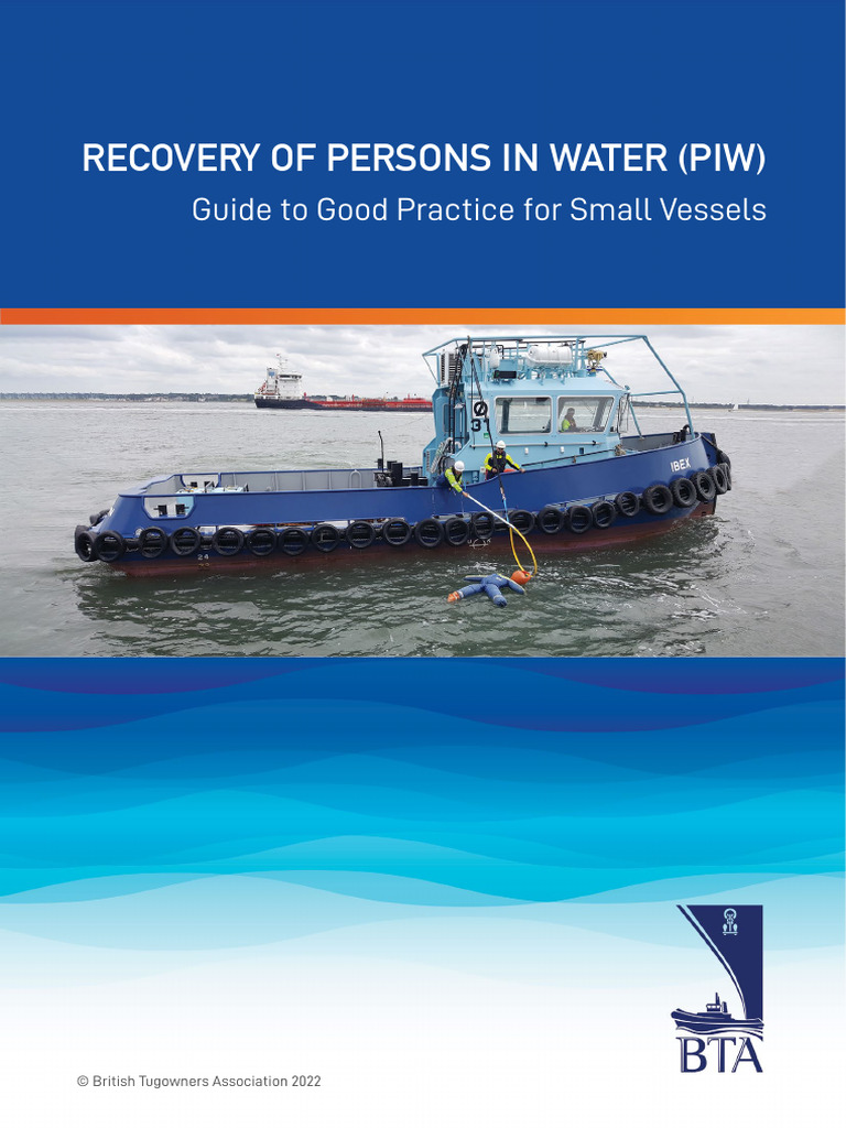 BTA - Recovery of Persons in Water PIW Guide To Good Practice For Small ...