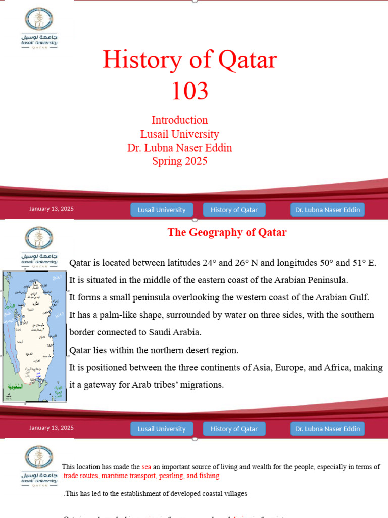 Introduction - Edited - Tagged | PDF | Arabian Peninsula | Qatar