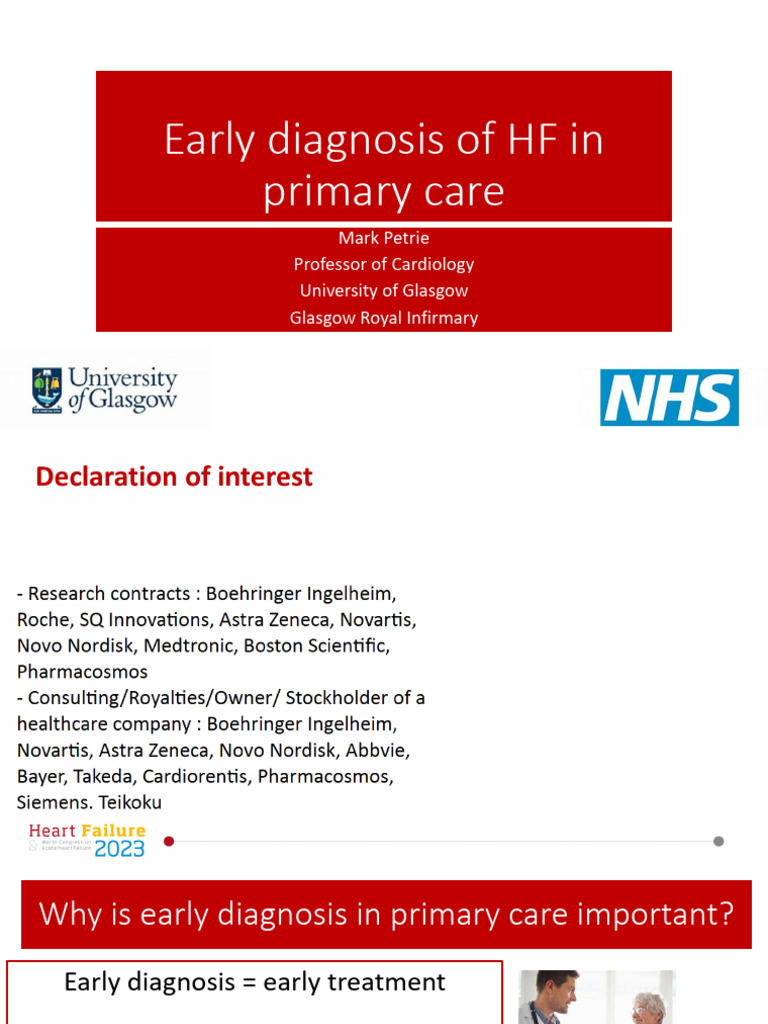 Slide ESC 2024 - Early Diagnosis HFpEF in Primary Care | PDF | Heart ...