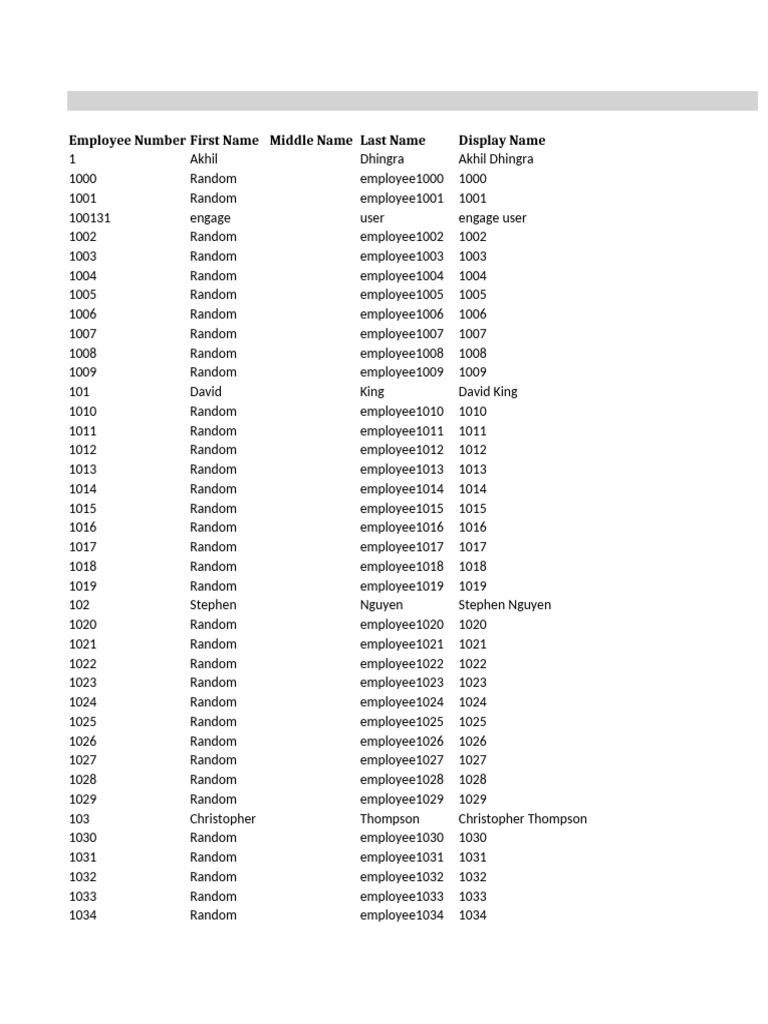 All Employees Master Data - QAPL | PDF