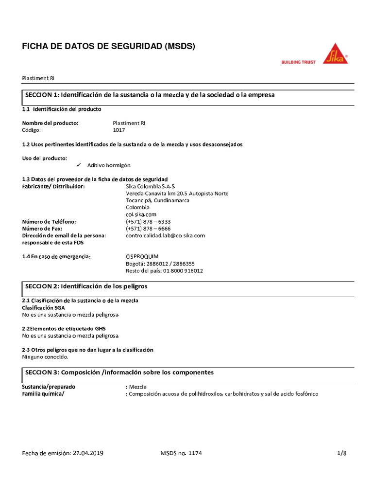 Plastiment RI | PDF