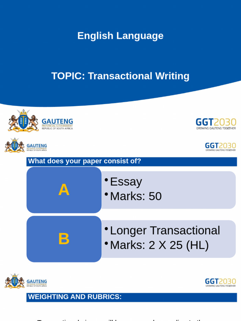 Understanding Transactional Writing | PDF | Essays | Dialogue