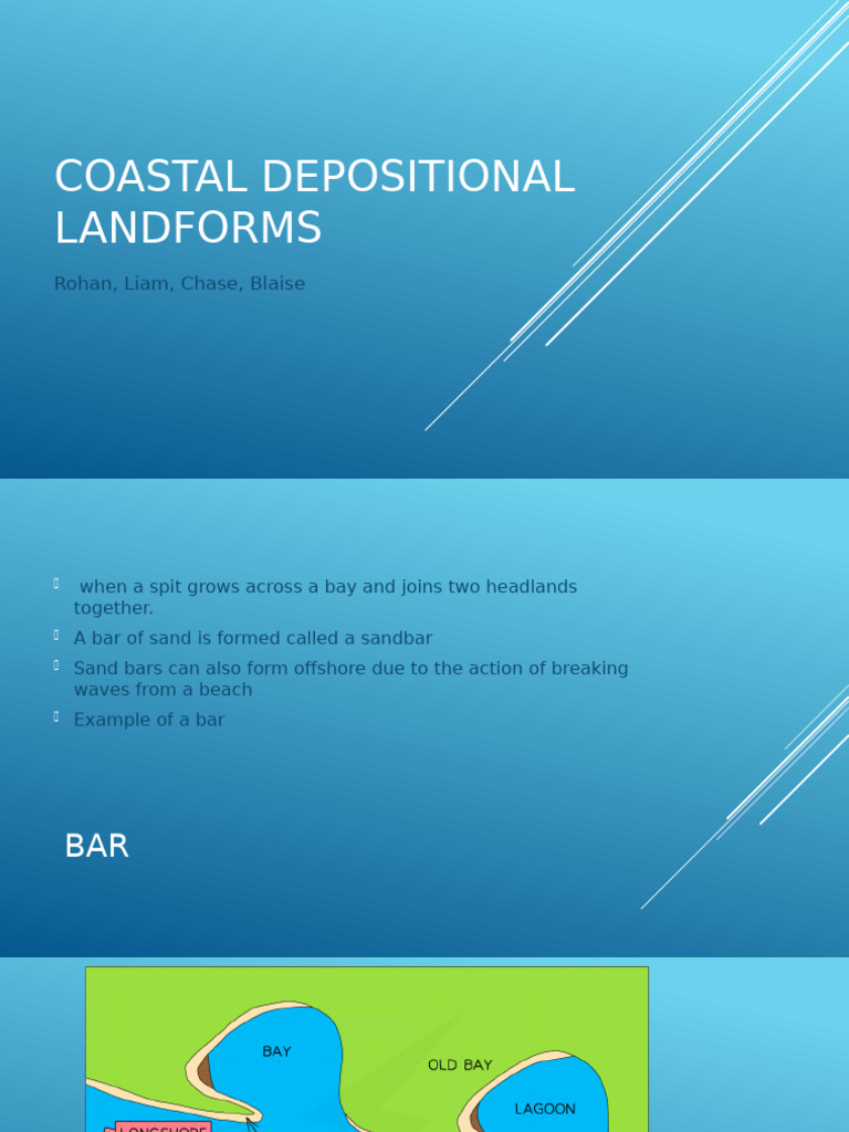 Coastal Depositional Landforms | PDF | Dune | Shoal