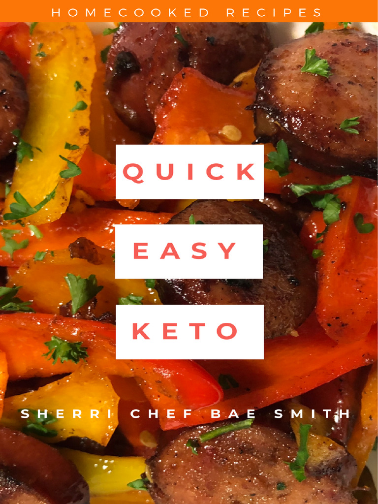 Quick Easy Keto Cookbook | PDF | Teaspoon | Sausage