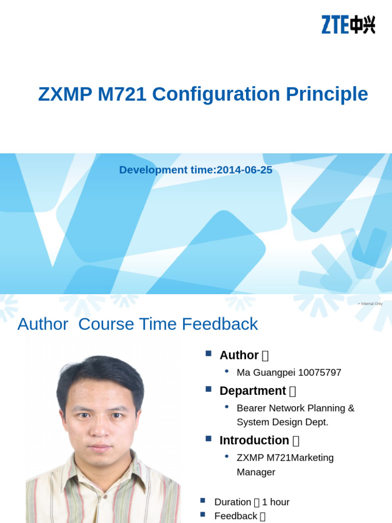 ZXMP M721 Configuration Principle - Maguangpei - 20140625 | PDF | Wavelength Division ...