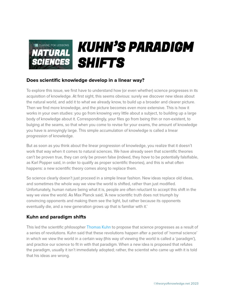 NSCI-2A (information sheet) | PDF | Paradigm | Science