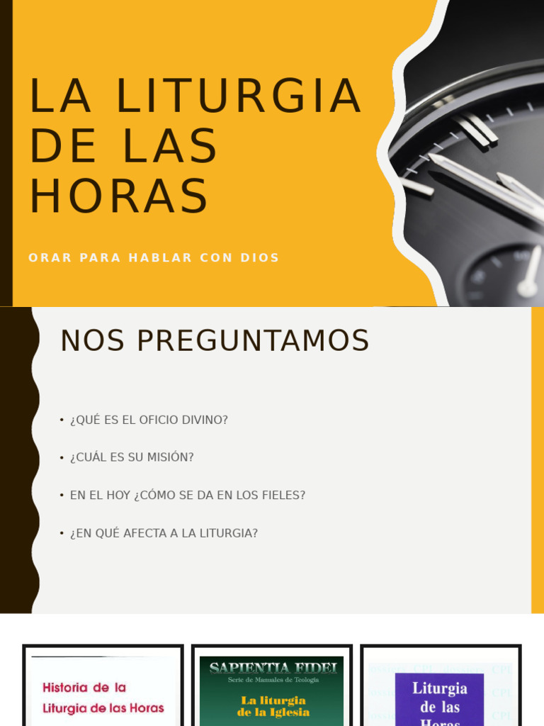 La Liturgia de Las Horas 3a | PDF | Adoración Cristiana Y Liturgia ...