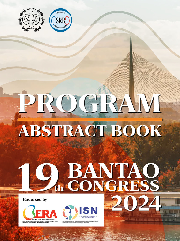 Program Bantao 2024 | PDF | Nephrology | Chronic Kidney Disease
