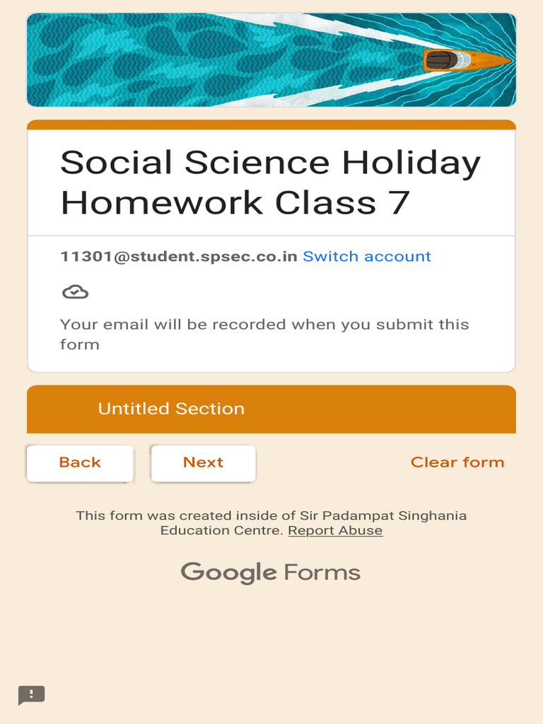 Social Science Holiday Homework Class 7 | PDF