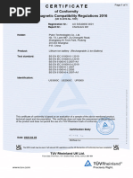 UL1973 Certificate - Unit | PDF