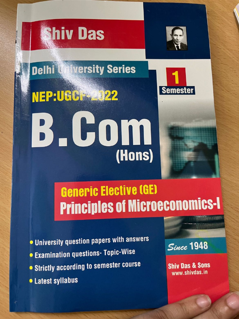 1st Semester Microeconomics Shivdas | PDF