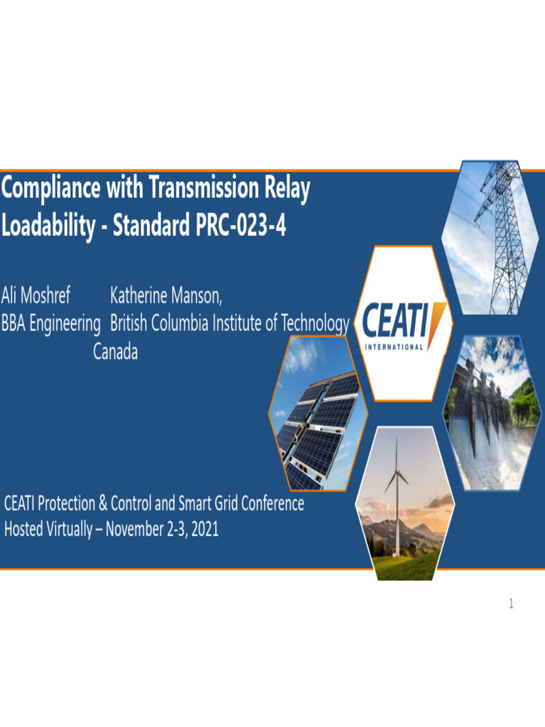 Transmission Relay Loadability Compliance | PDF | Electric Power ...