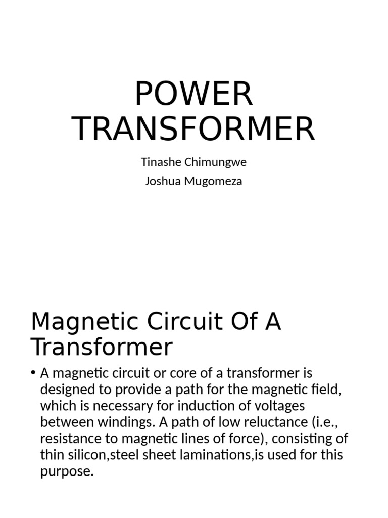 Power Transform-Wps Office | PDF | Transformer | Electromagnetic Induction