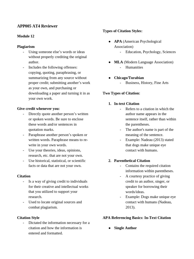 APP005-AT4-Reviewer | PDF | Citation | Quantitative Research