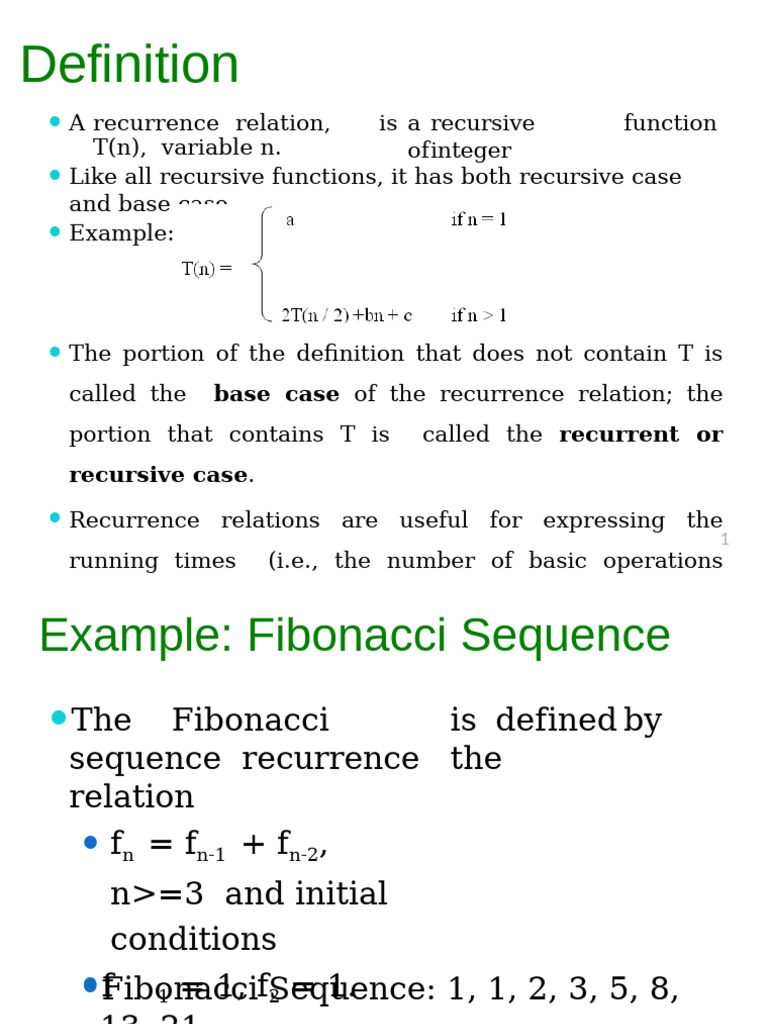 4. Mathematical Analysis of Recursive Techniques | PDF | Recurrence Relation | Sequence