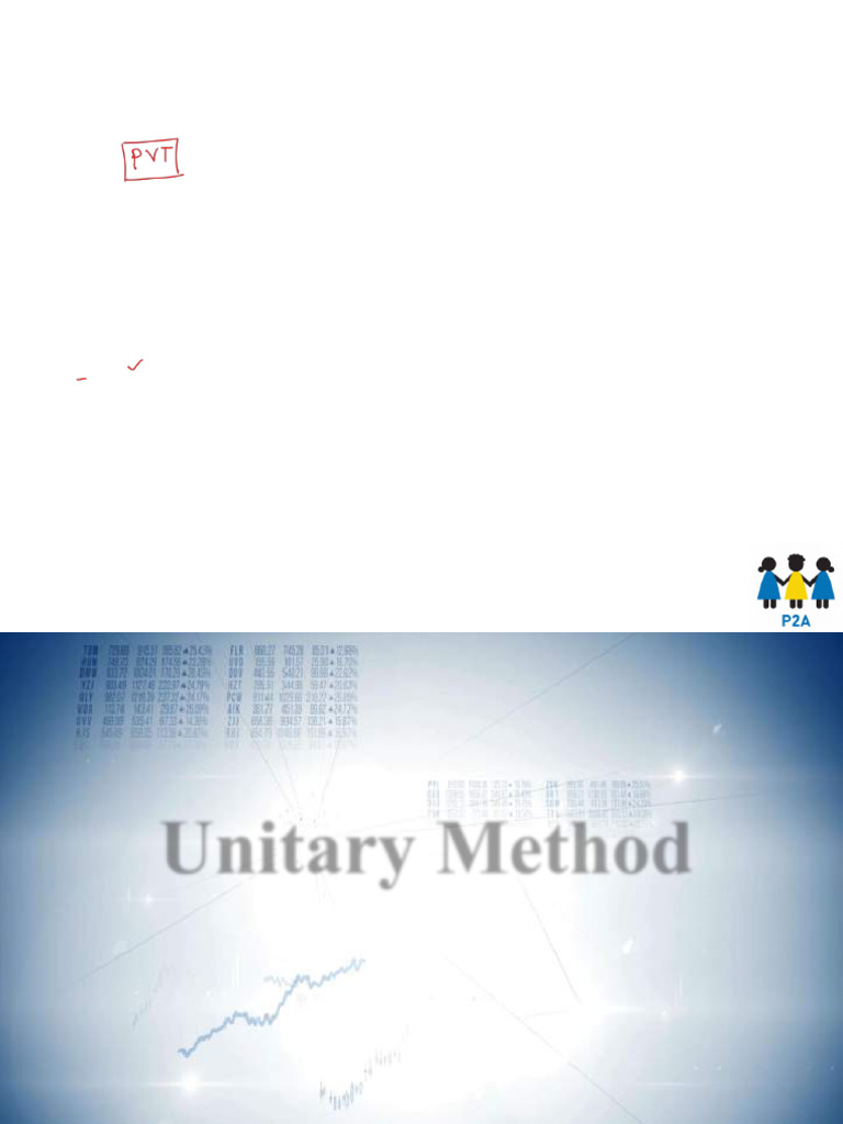 Bank Crash Batch Mathematics Lecture-10 Unitary Method (Preli+Written) Compressed | PDF