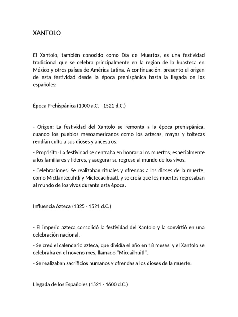 el xantolo 2 | PDF