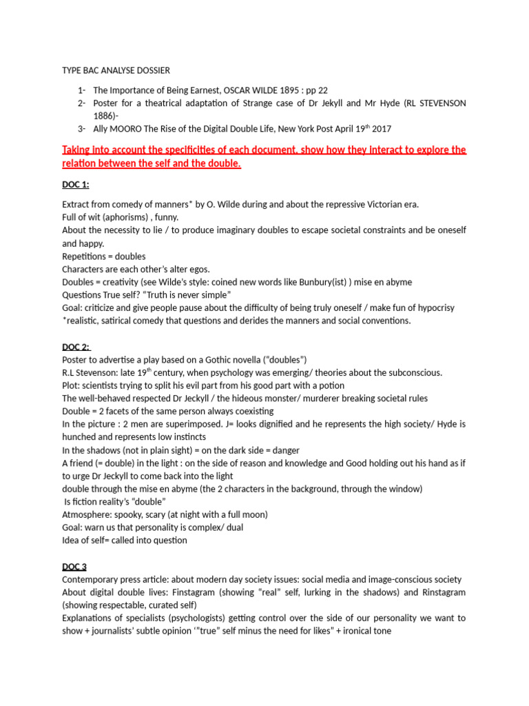 Synthèse de Dossier TIOBE - Elements de Correction | PDF | Strange Case Of Dr Jekyll And Mr Hyde