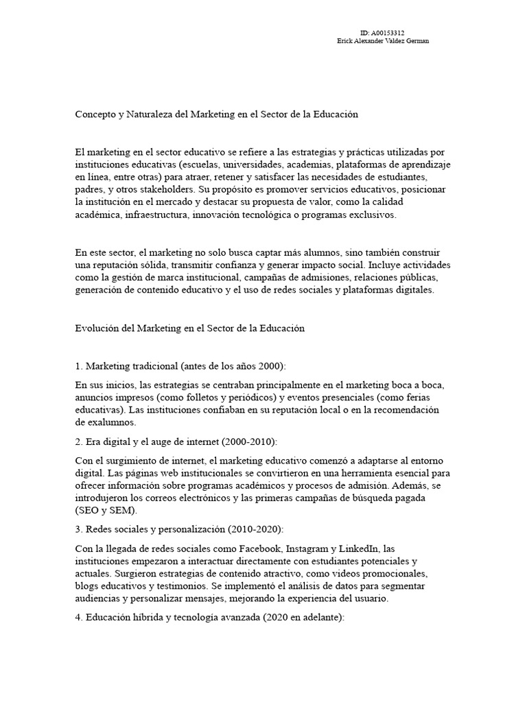 Erick Alexander Valdez German, Desarrollando Una Estrategia de ...