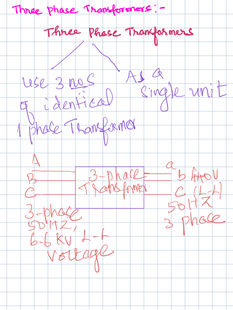 Three Phase Transformer | PDF | Transformer | Power Engineering