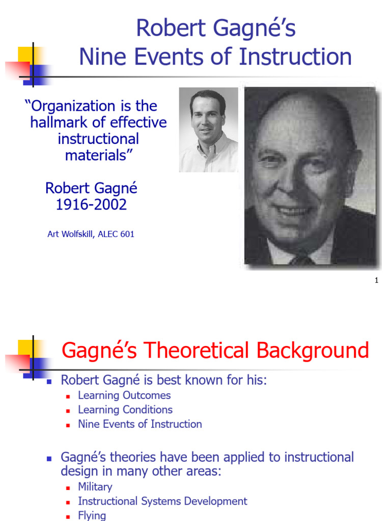 Gagné's Nine Events of Instruction Explained | PDF | Learning | Recall (Memory)