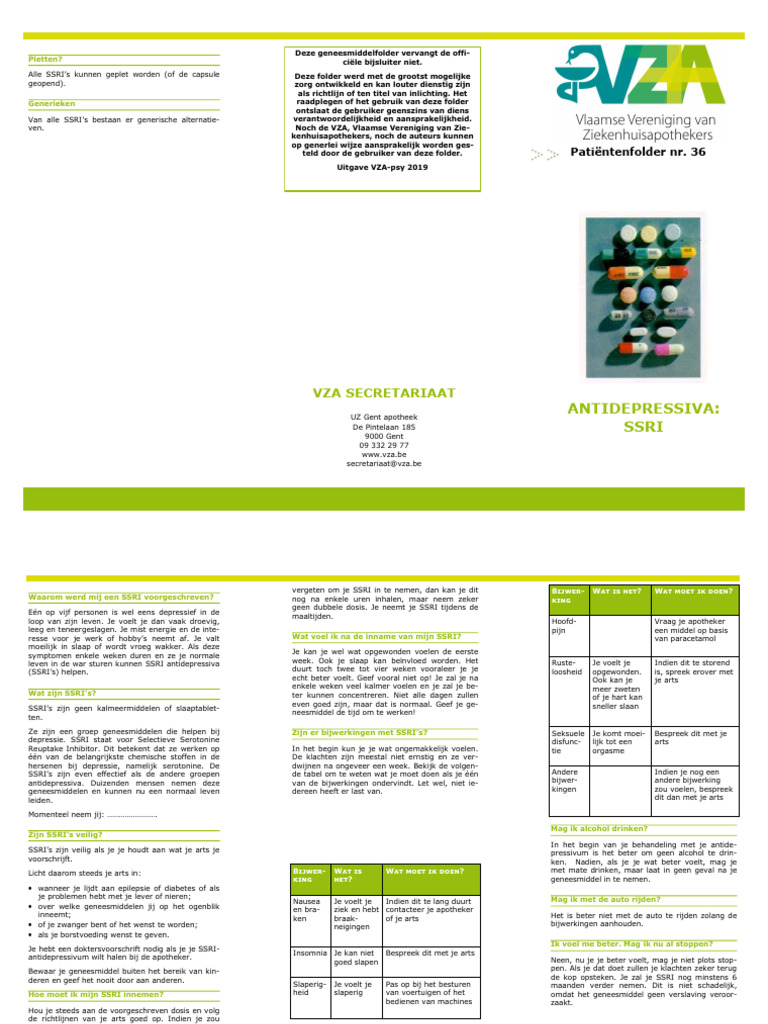 36 - Antidepressiva SSRI (1) | PDF