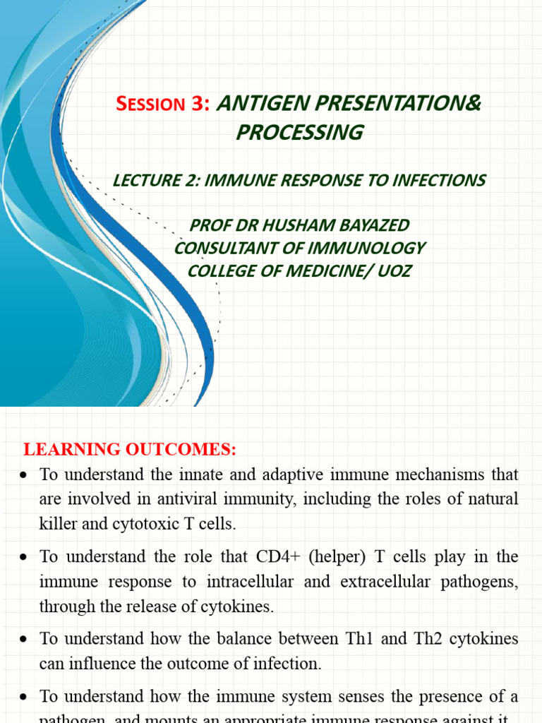 S3-L2 Immune Response To Infection | PDF | Natural Killer Cell | Immune ...