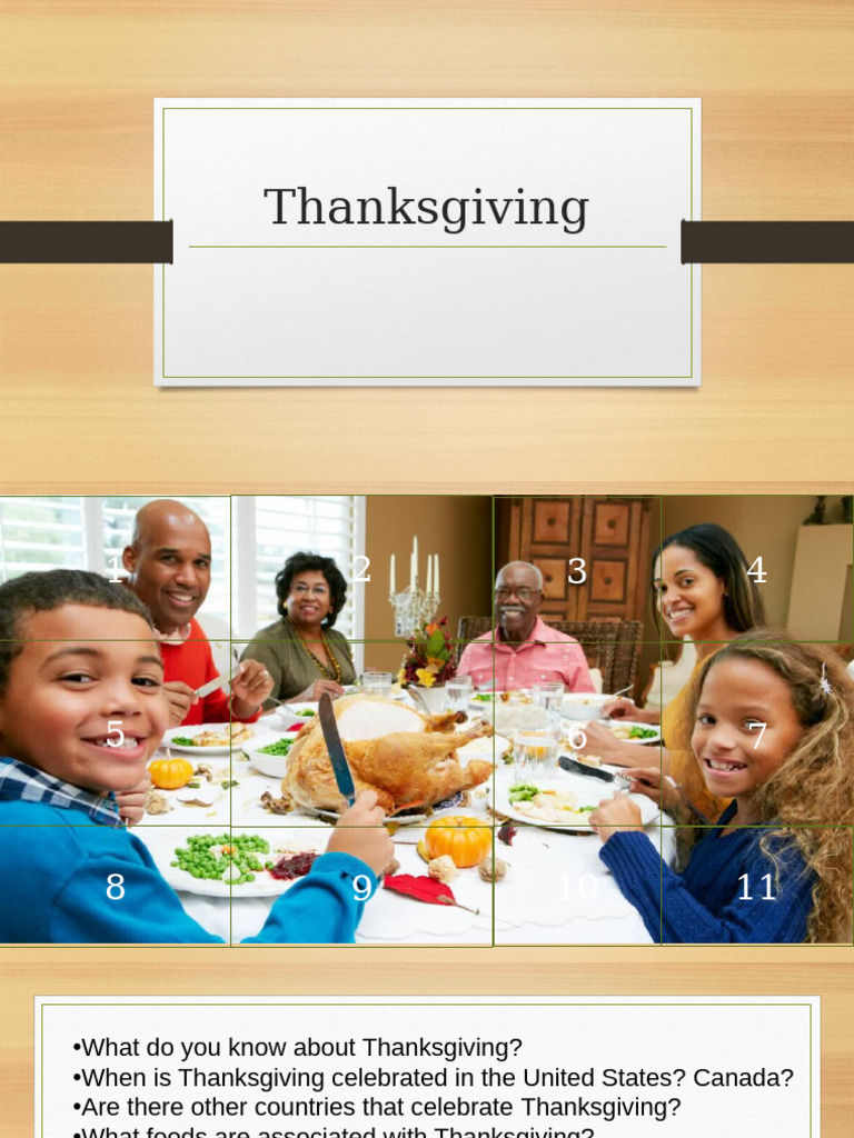 Thanksgiving | PDF