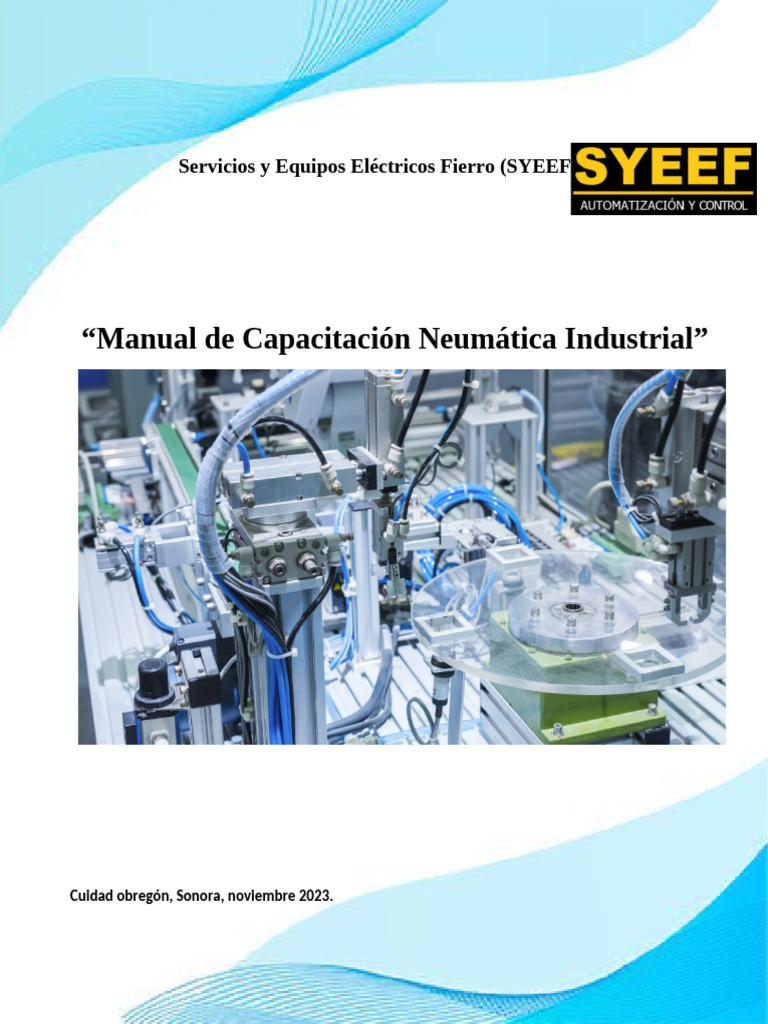 Manual de Capacitacion Neumatica Industrial | PDF | Presión | Gases