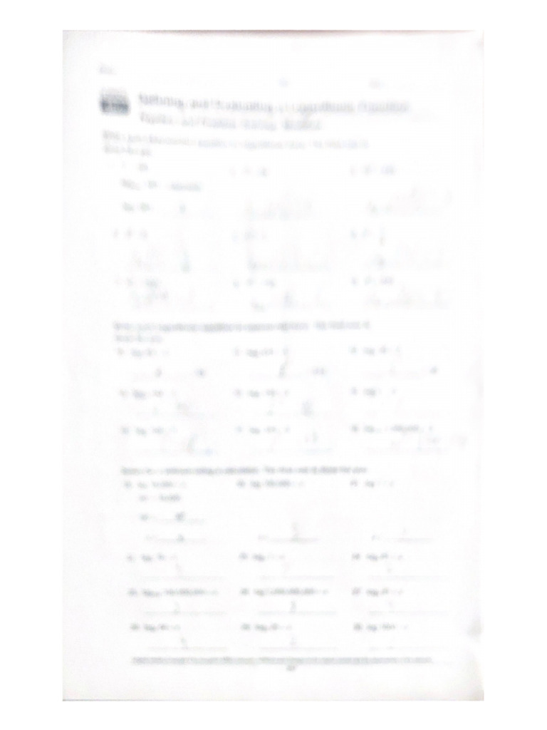 Graphing Logarithmic Functions 2 Pdf 6209