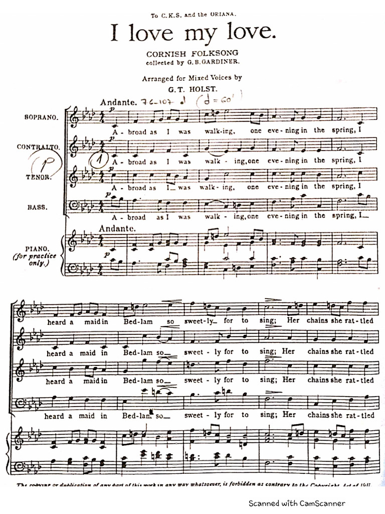 I Love My Love | PDF