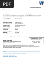 Bank Account Confirmation Letter | PDF | Finance & Money Management