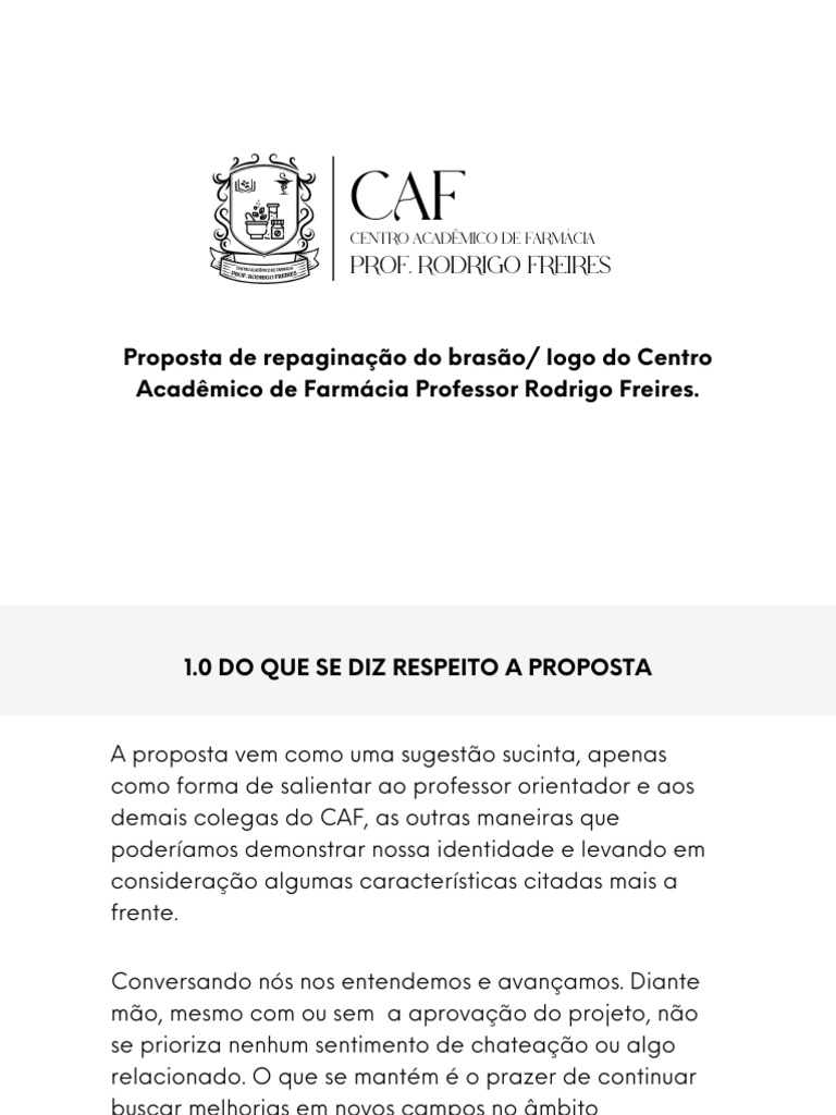 Proposta Caf | PDF
