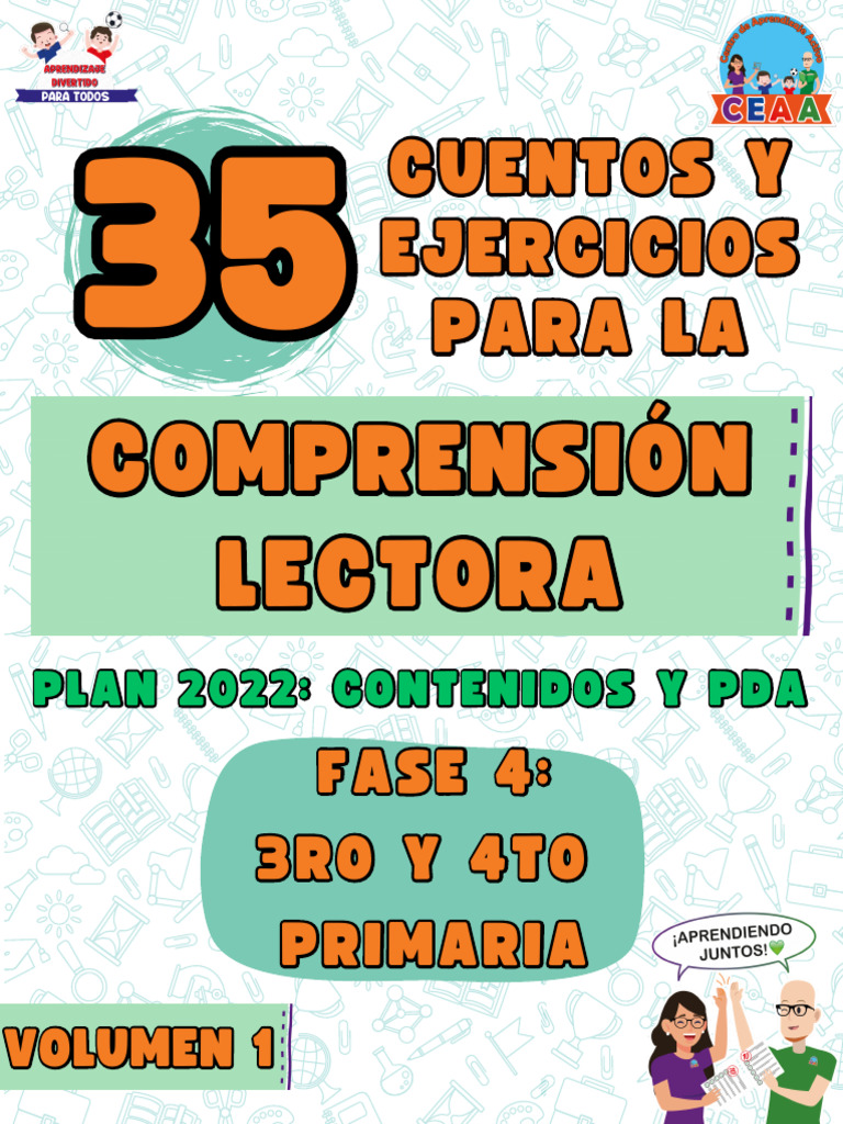 Cuentos y Ejercicios 3ro-4to Primaria | PDF | Comprensión lectora | Aprendizaje