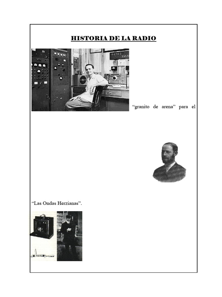 Historia de La Radio 1 | PDF | Radio | Radiodifusión
