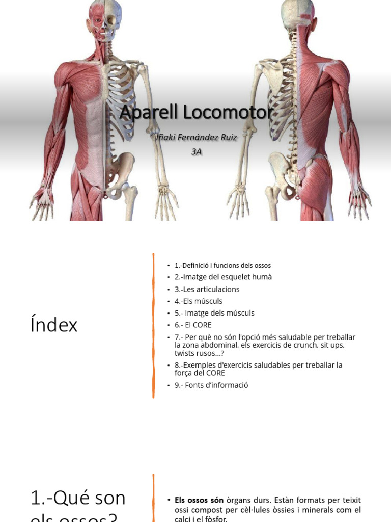 Aparell Locomotor Iñaki Fernandez 3A | PDF