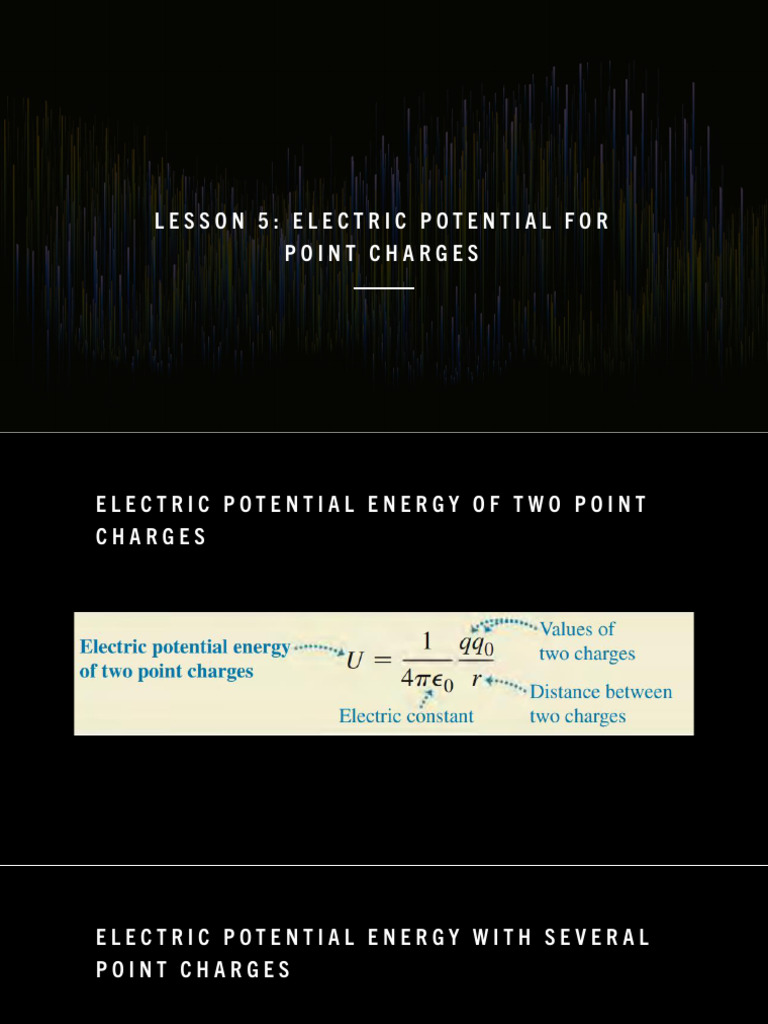 Electric Potential for Students | PDF