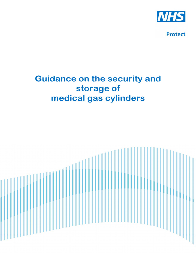 Guidance On The Security and Storage of Medical Gas Cylinders | PDF ...