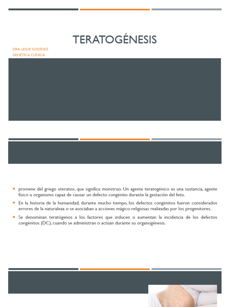 Teratogénesis | PDF | El embarazo | Radiación