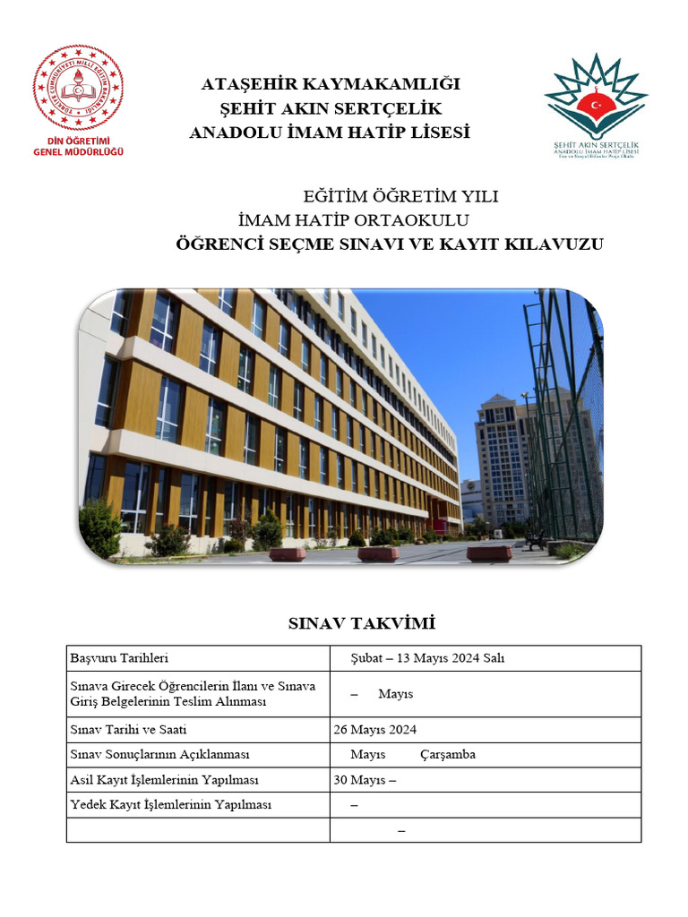 Basvurukilavuzu 20242025 | PDF