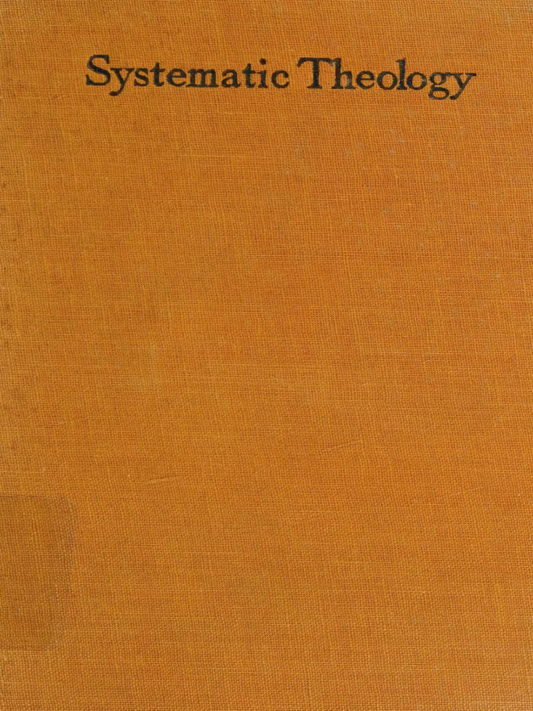 Systematic Theolo 0000 Wilh | PDF | Salvation | Immanuel Kant